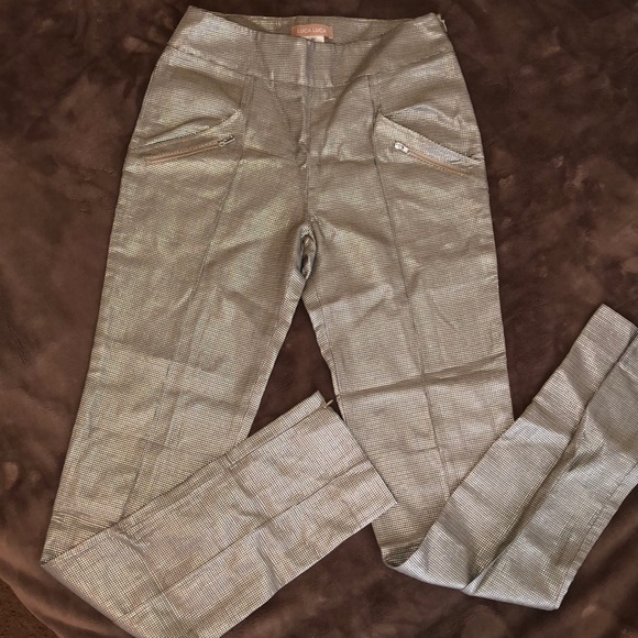 Luca Luca | Pants & Jumpsuits | Designer Metallic Pants | Poshmark